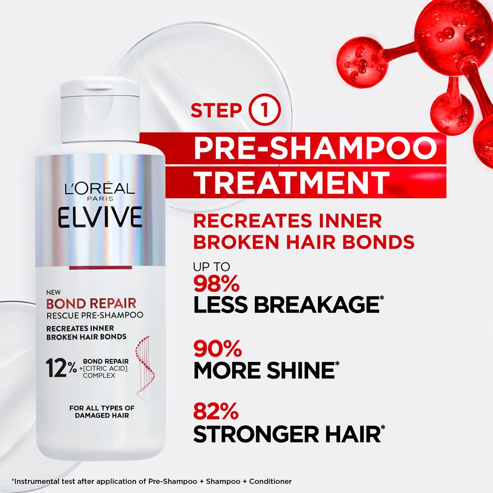 Elvive Bond Repair Pre-Shampoo Treatment| Hair care | L'Oréal Paris