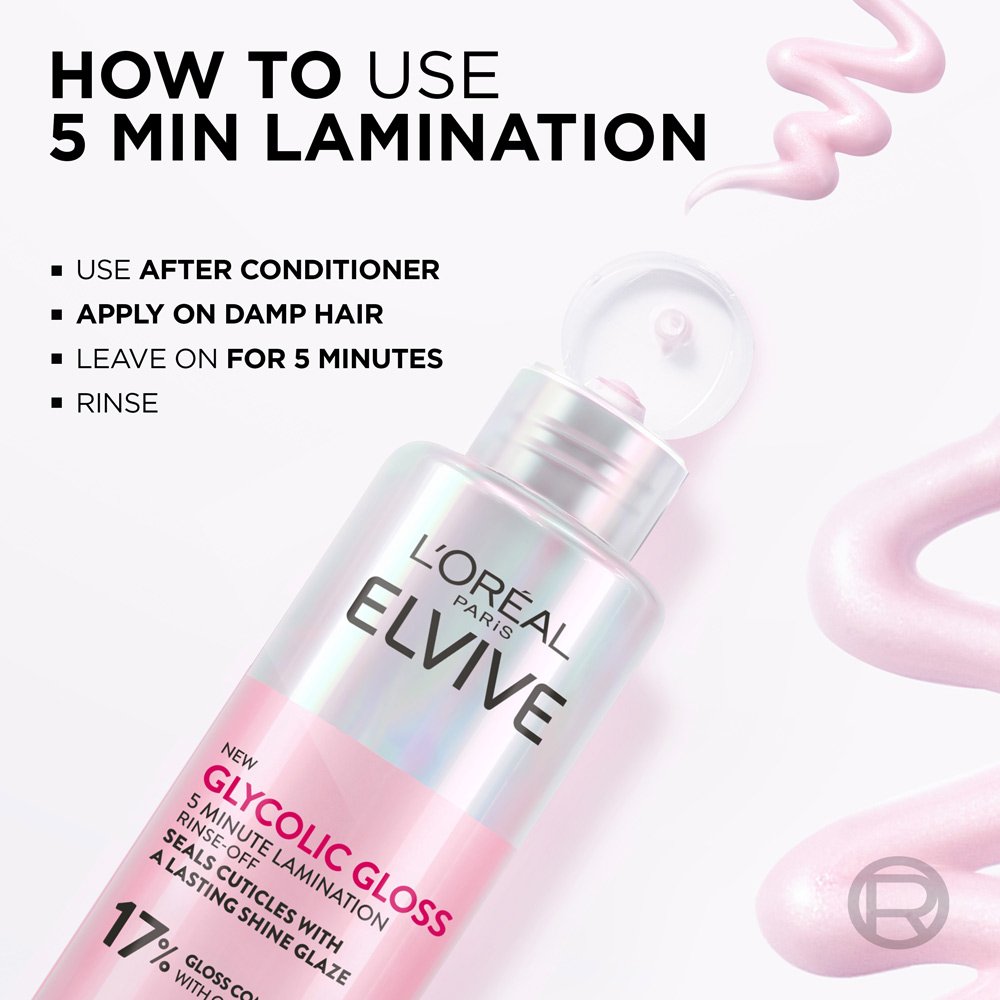 Glycolic Gloss Hair Lamination Tinse Off Treatment | L'Oreal Paris UK