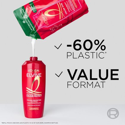Elvive Colour Protect Shampoo Refill Pouch | L'Oréal Paris
