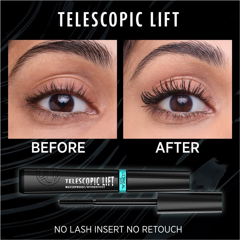 Telescopic Lift Waterproof Mascara, Black | Mascara | L'Oréal Paris