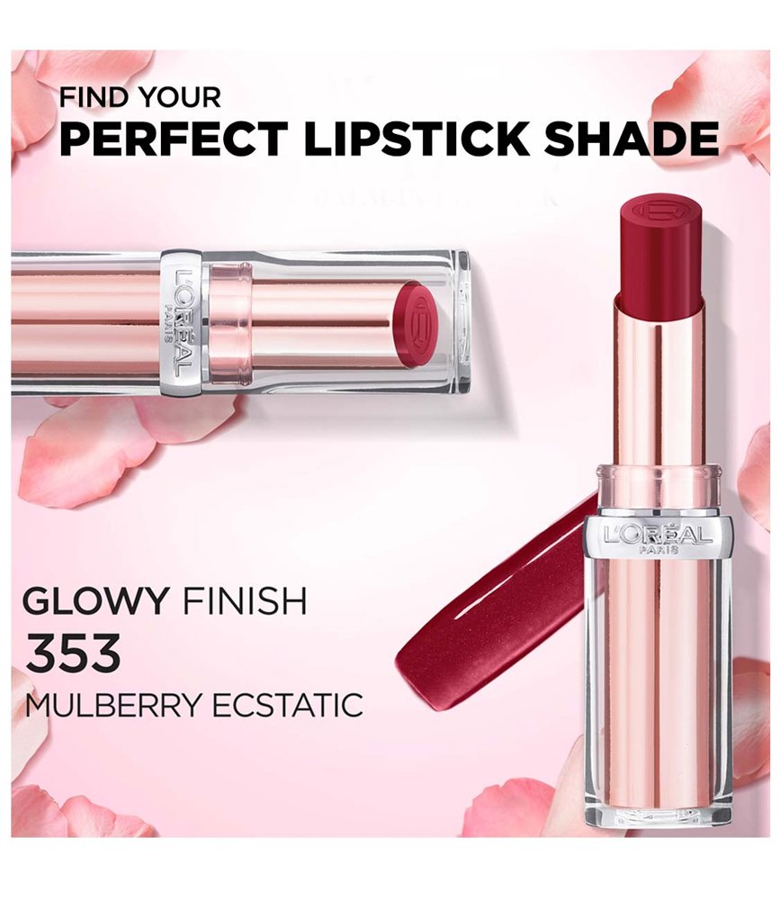 Glow Paradise Balm-in 353 Mulberry Ecstatic Lipstick | Lip Makeup | L ...