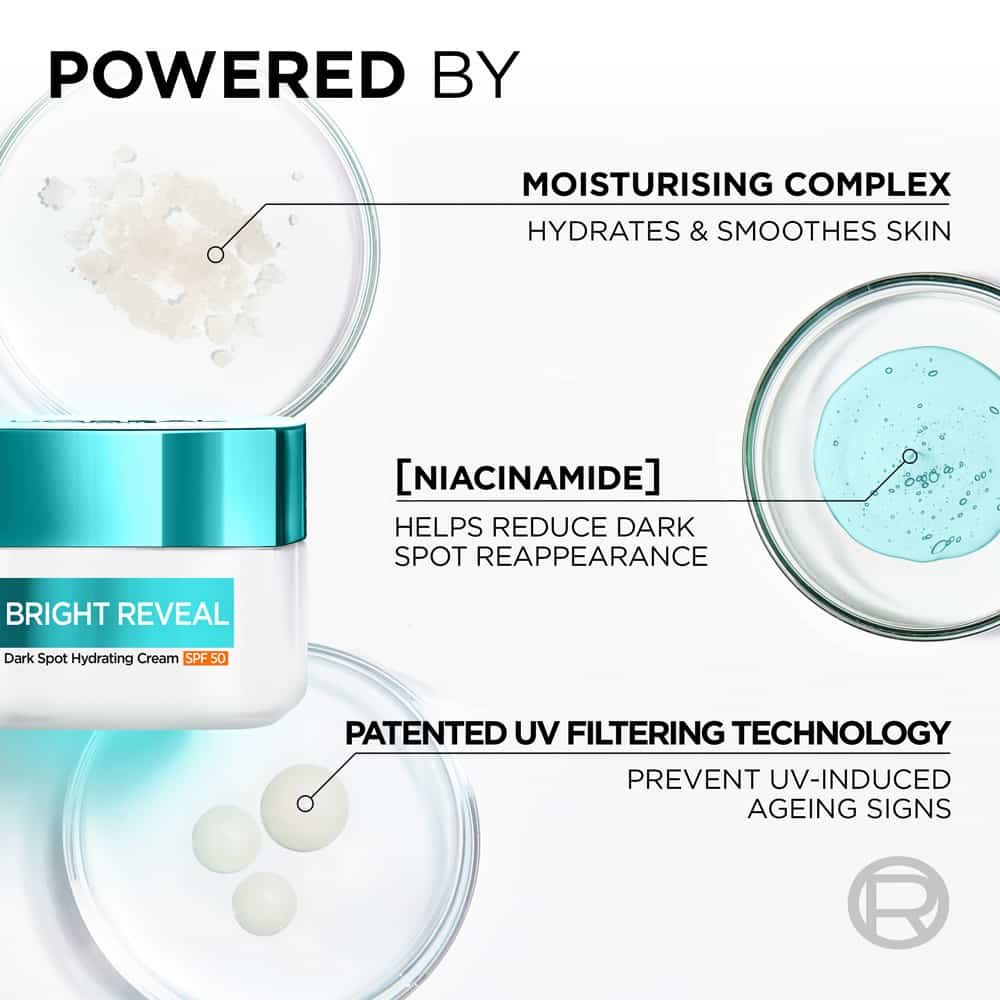 Bright Reveal Bright Reveal Dark Spot Hydrating Cream SPF 50 ...