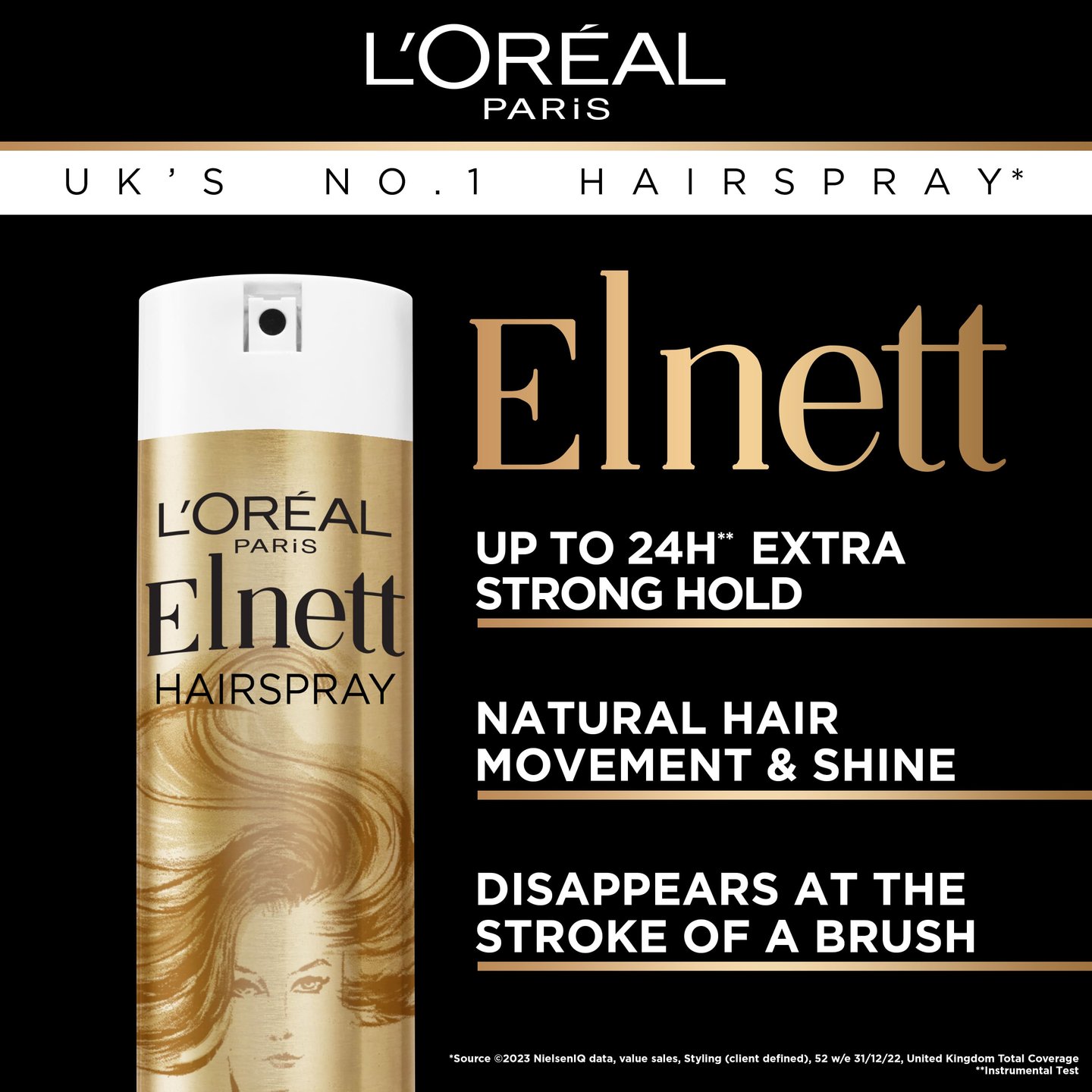 Elnett Hairspray Extra Strong Hold| Hair Style | L'Oréal Paris