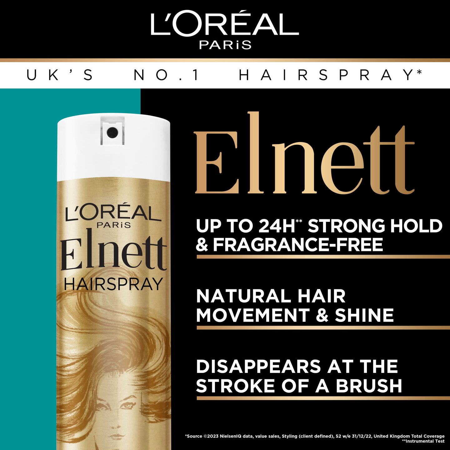 Elnett Fragrance Free Strong Hold Hairspray | L'Oréal Paris