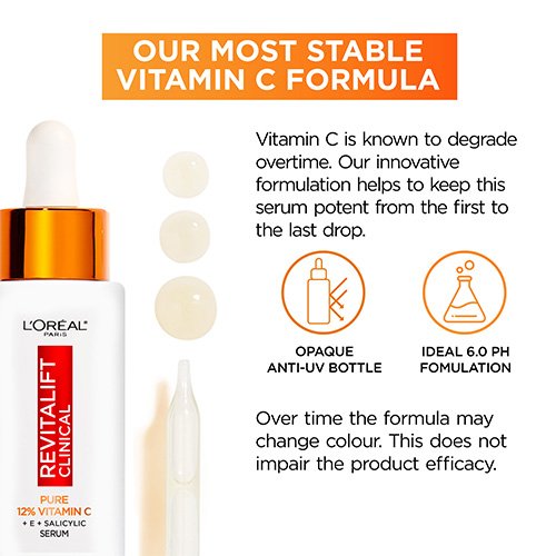 Revitalift 12% Pure Vitamin C Brightening Serum | L'Oréal Paris