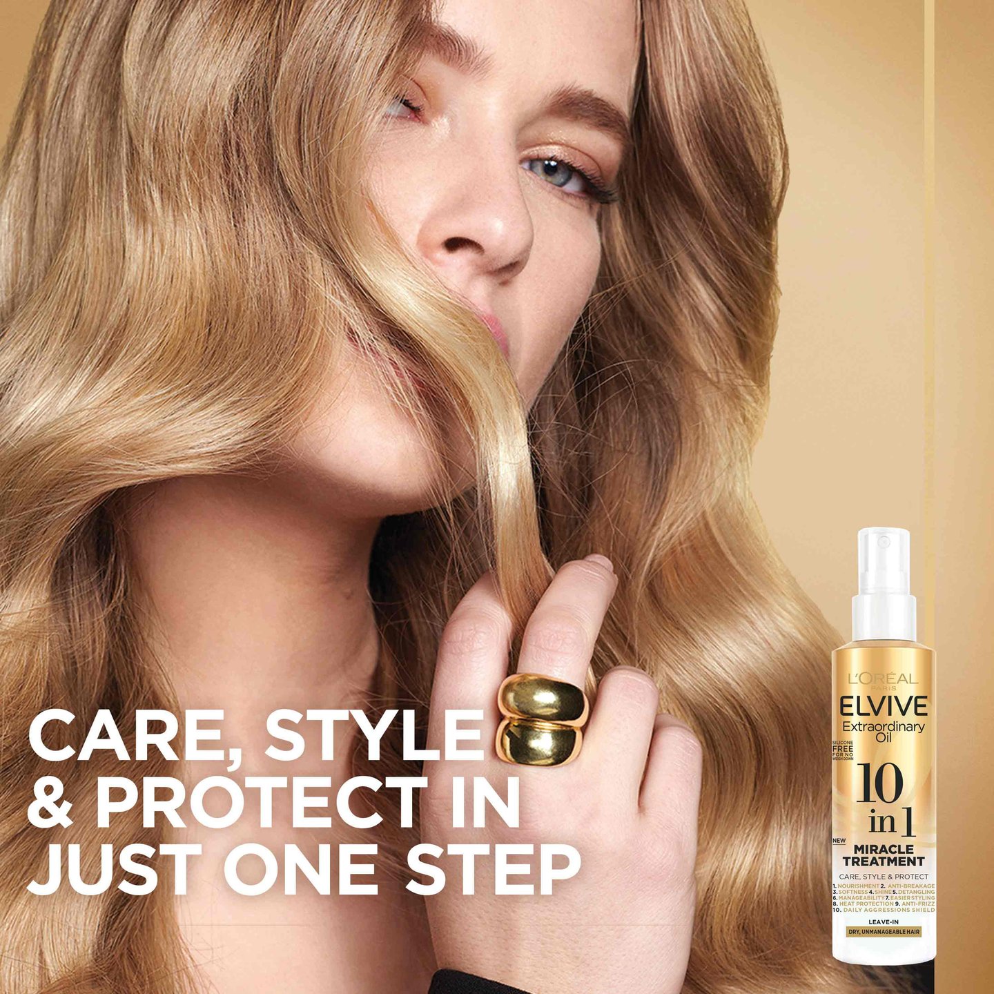 Elvive Extraordinary 10-in-1 Leave-In | hair oil | L'Oreal Paris