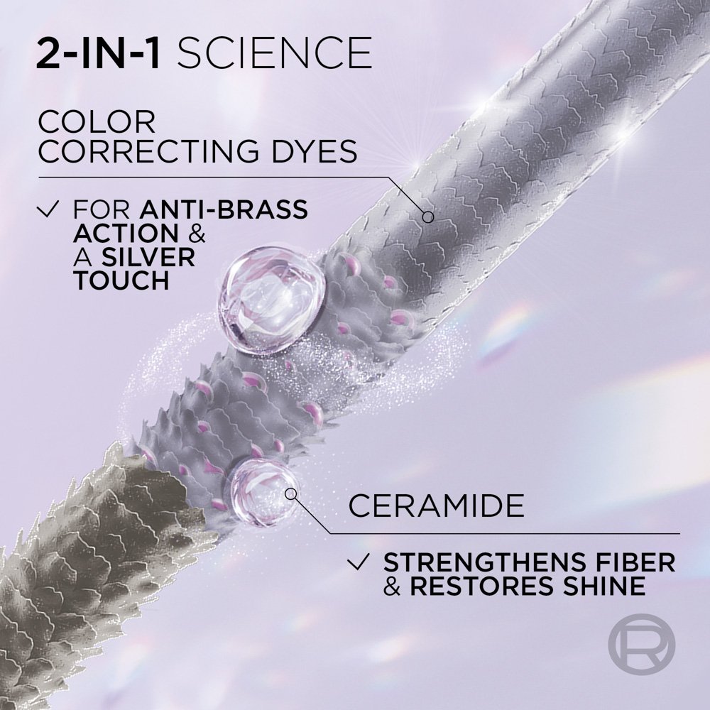 Cool Silver | Grey Hair Toner Anti-Yellow | L'Oréal Paris UK