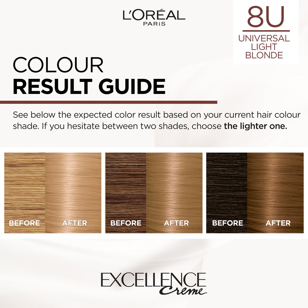 Excellence Universal Light Blonde 8U| Hair Colour | L'Oréal Paris