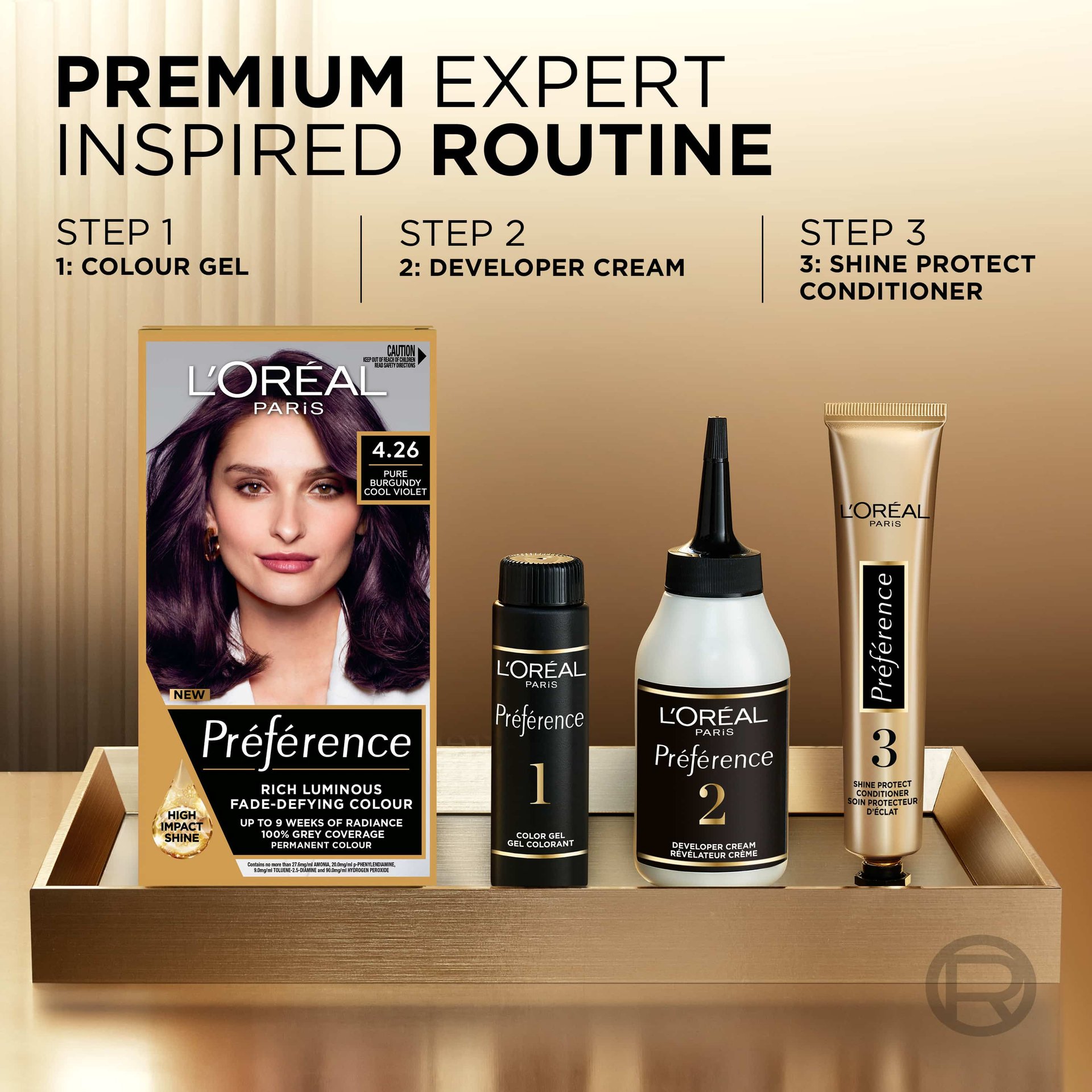 Préférence 4.26 Tuscany Pure Burgundy Cool Violet Purple Permanent Hair ...