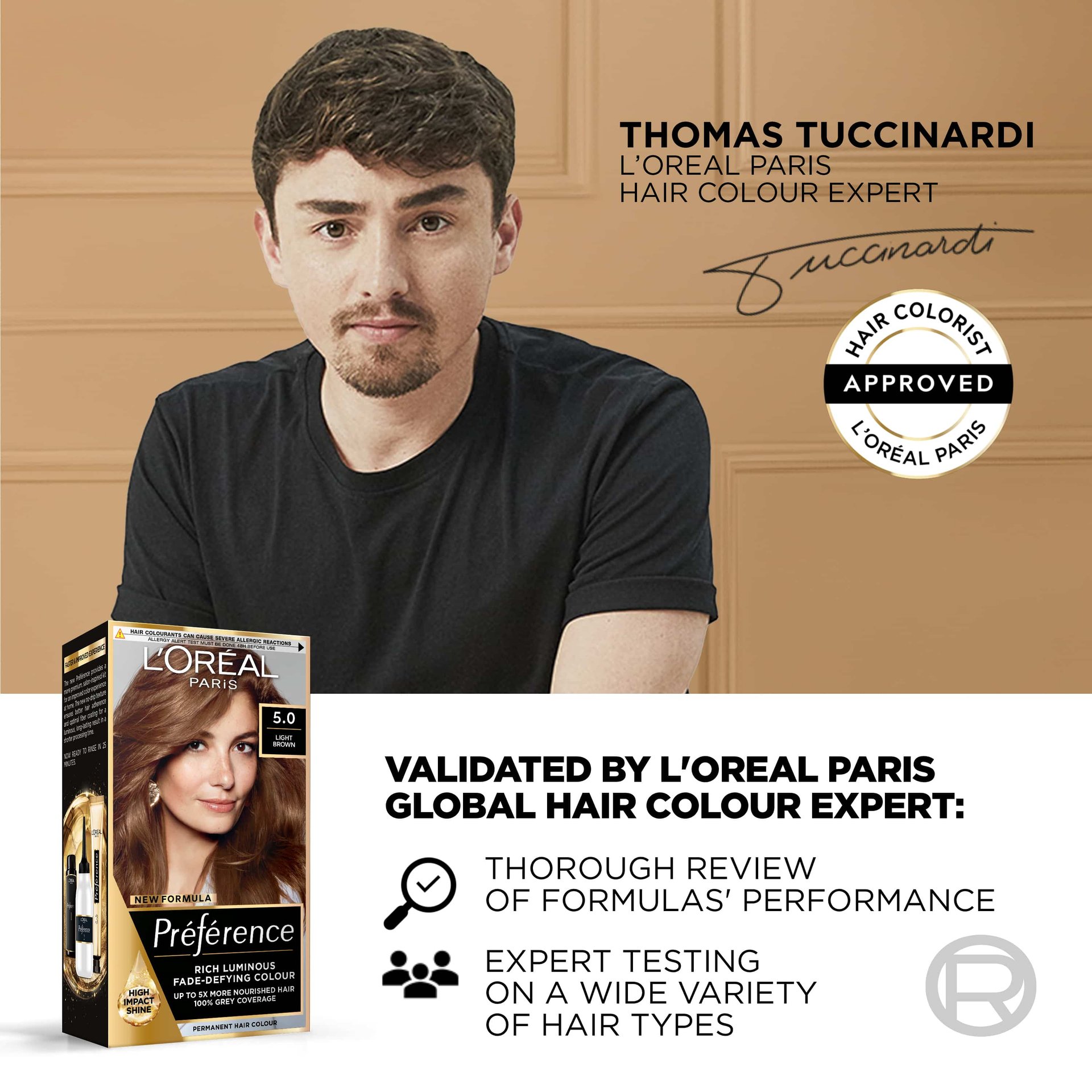 Préférence 5.0 Bruges Light Brown Permanent Hair Dye | Hair Colour | L ...