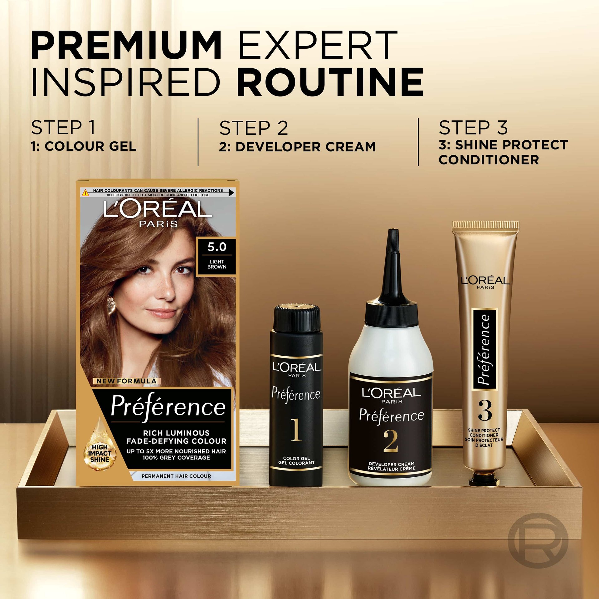 Préférence 5.0 Bruges Light Brown Permanent Hair Dye | Hair Colour | L ...