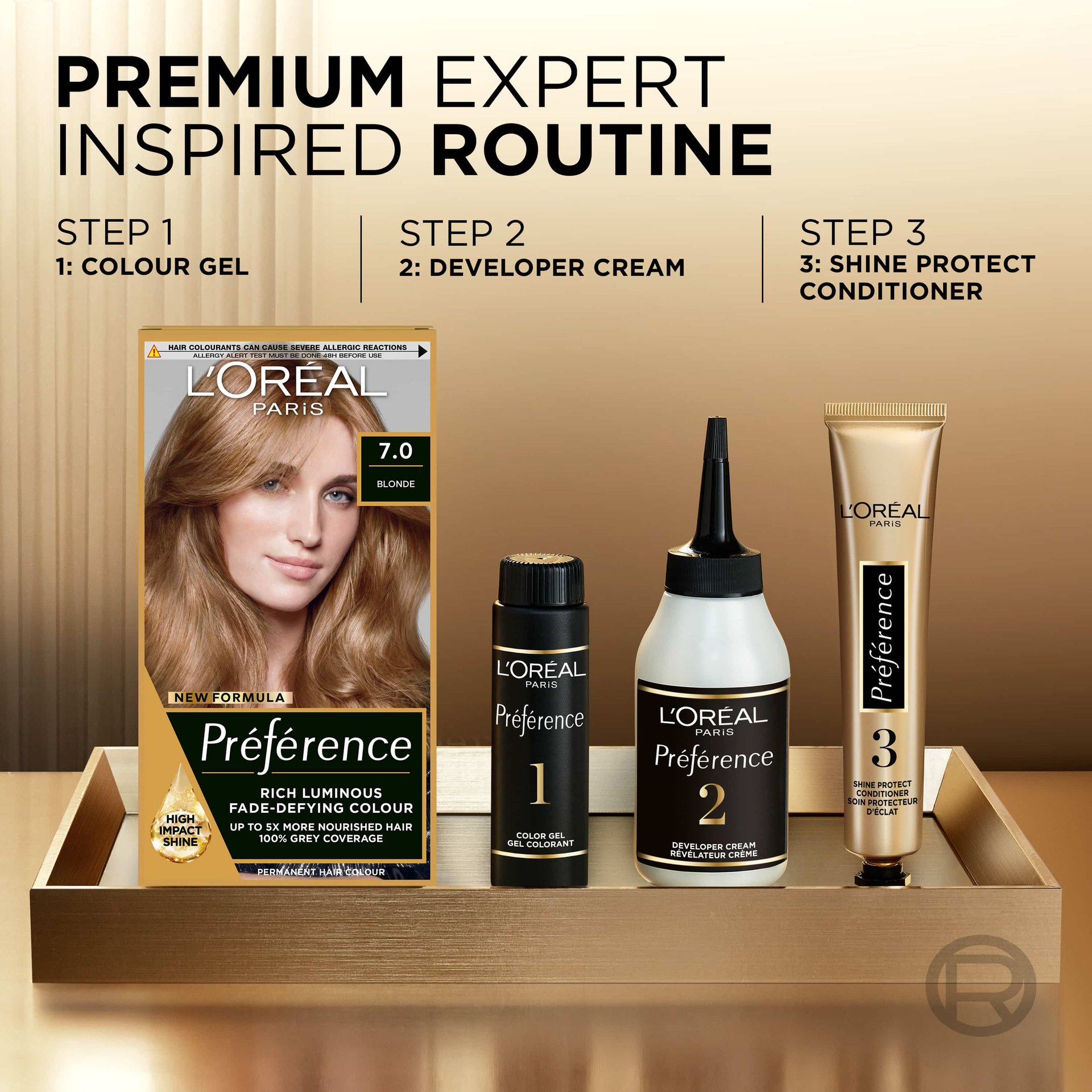 Préférence 7.0 Vienna Blonde Permanent Hair Dye | Hair Colour | L'Oréal ...