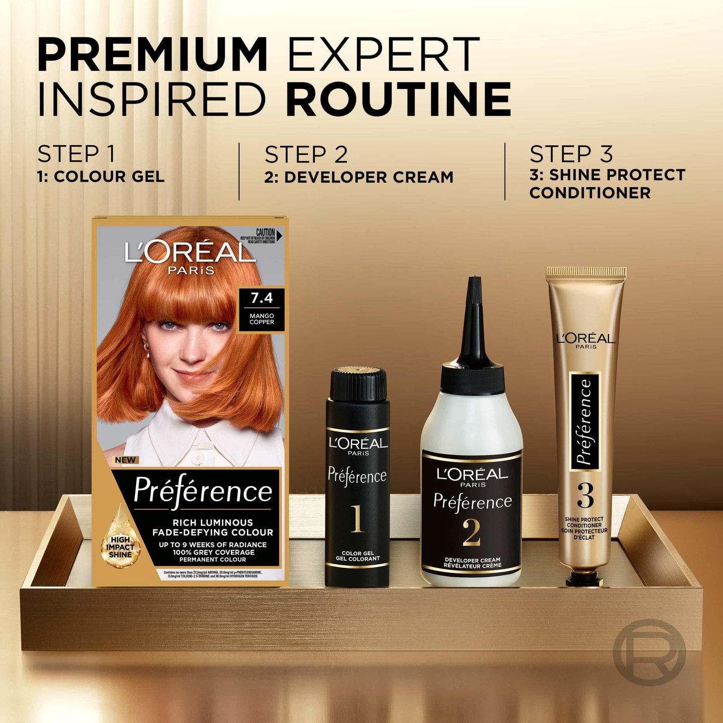 Préférence 74 Dublin Mango Copper Red Permanent Hair Dye | Hair Colour ...