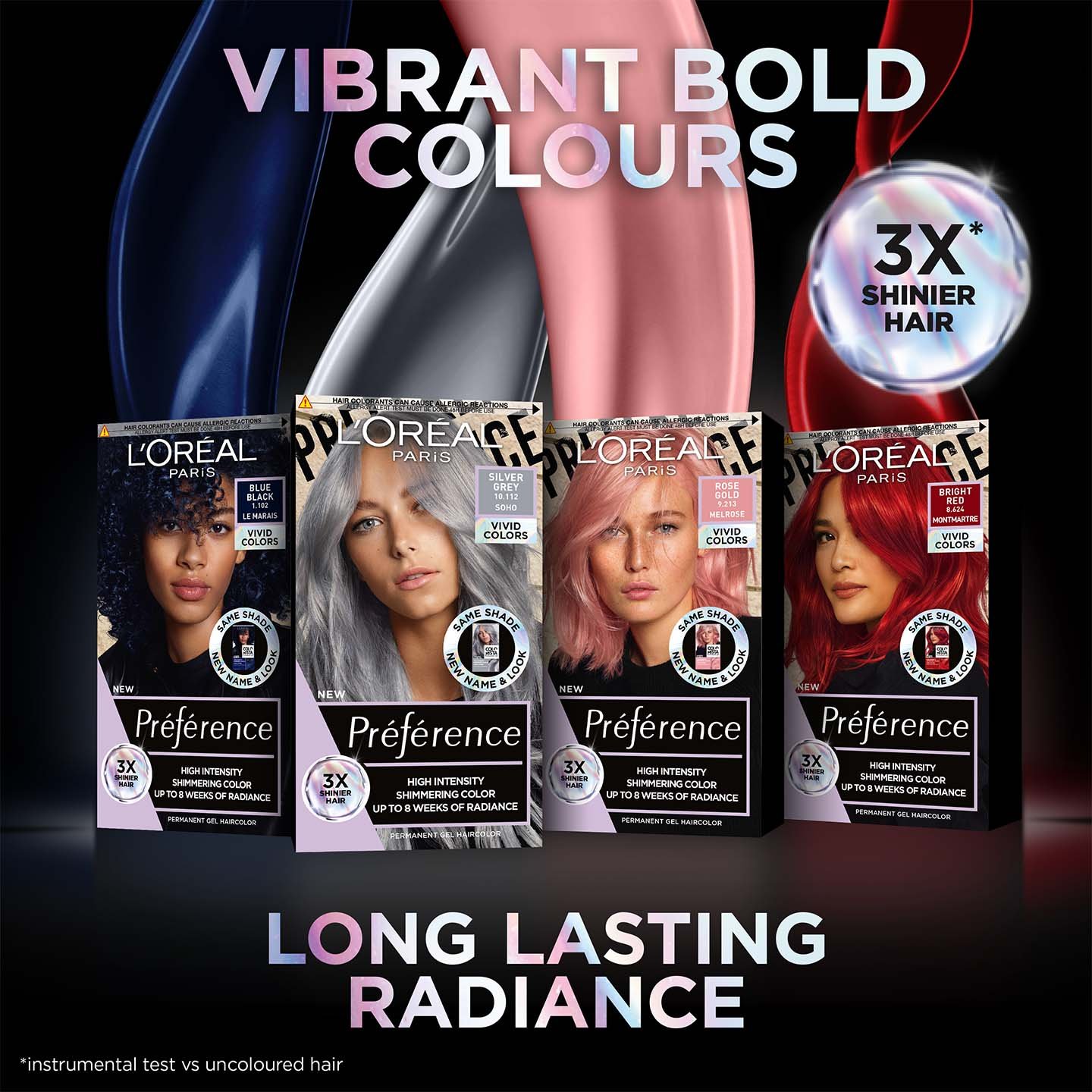 Préférence Vivids Bright Red 8.624 Permanent Hair Dye | Hair Colour | L ...