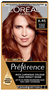 loreal red colour chart