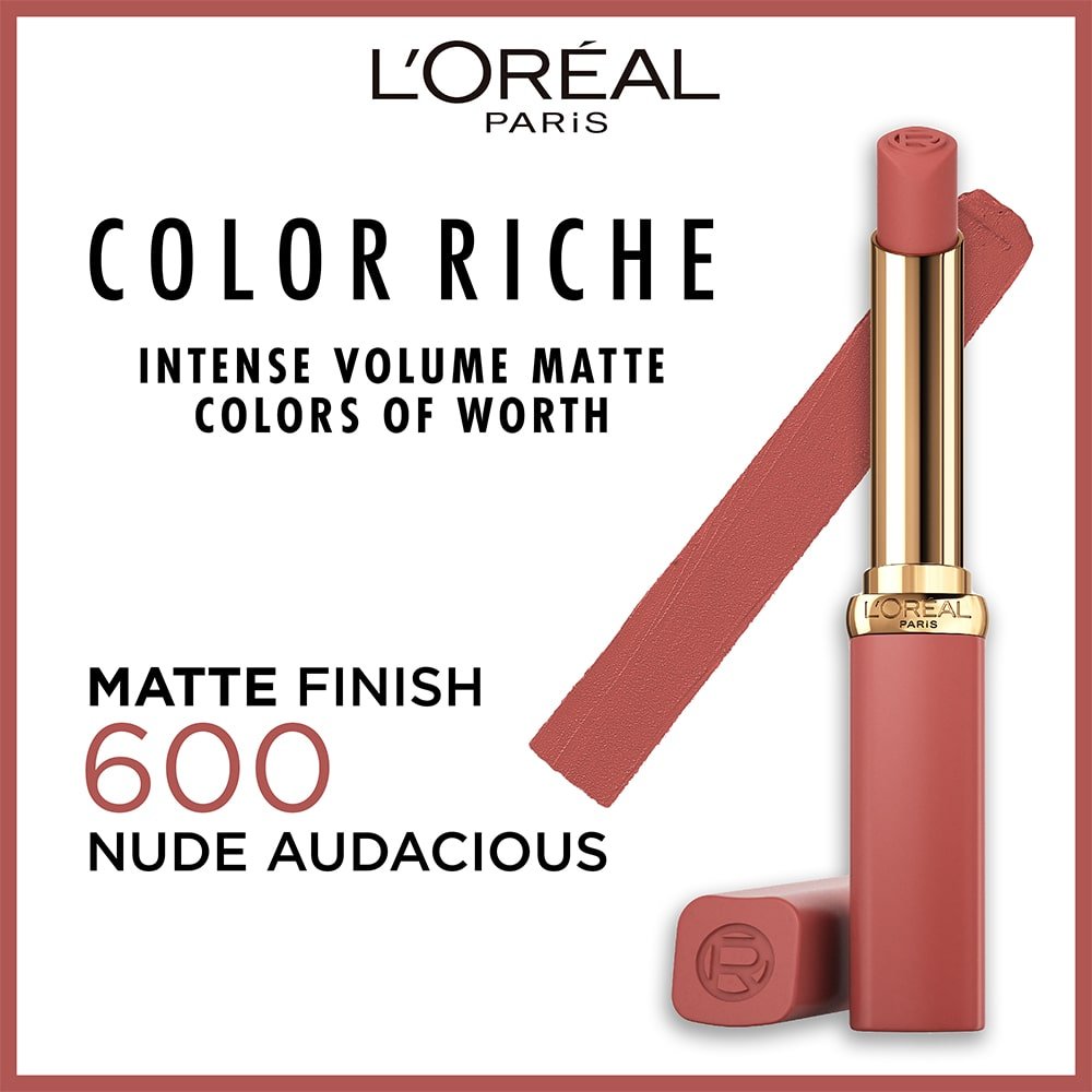 Volume Intense Matte 600 Nude Audacious | Color Riche | L'Oréal Paris