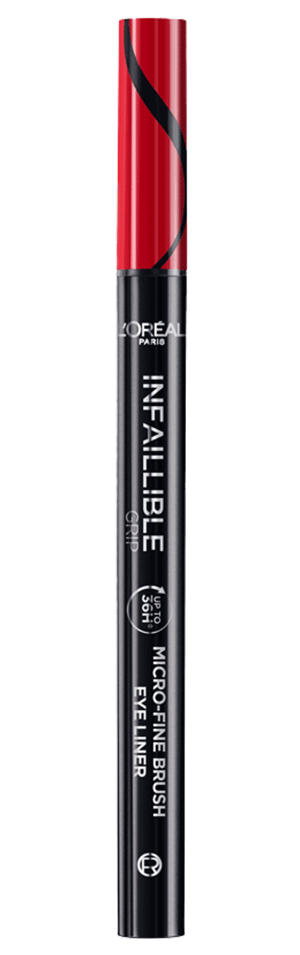 Micro Fine Brush Eyeliner, 01 Obsidian Black| Eyeliner | L'Oréal Paris