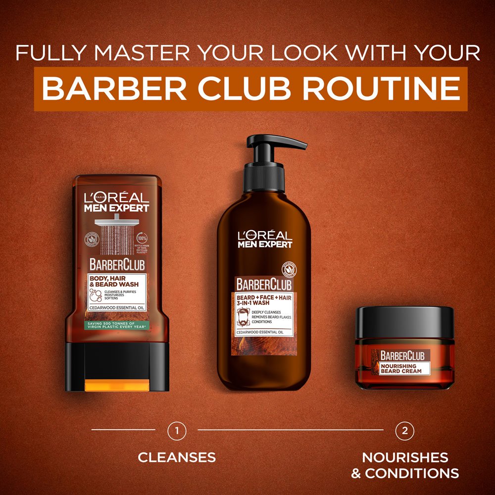 Men Expert Barber Club Body & Hair & Beard Wash | Men Expert | L'Oréal ...