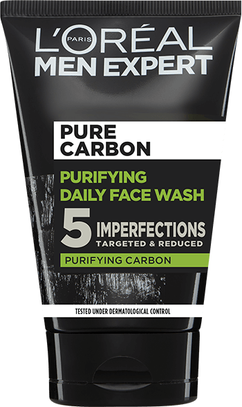 Men Expert Pure Carbon Purifying Daily Face Wash Cleanser 100ml | L ...