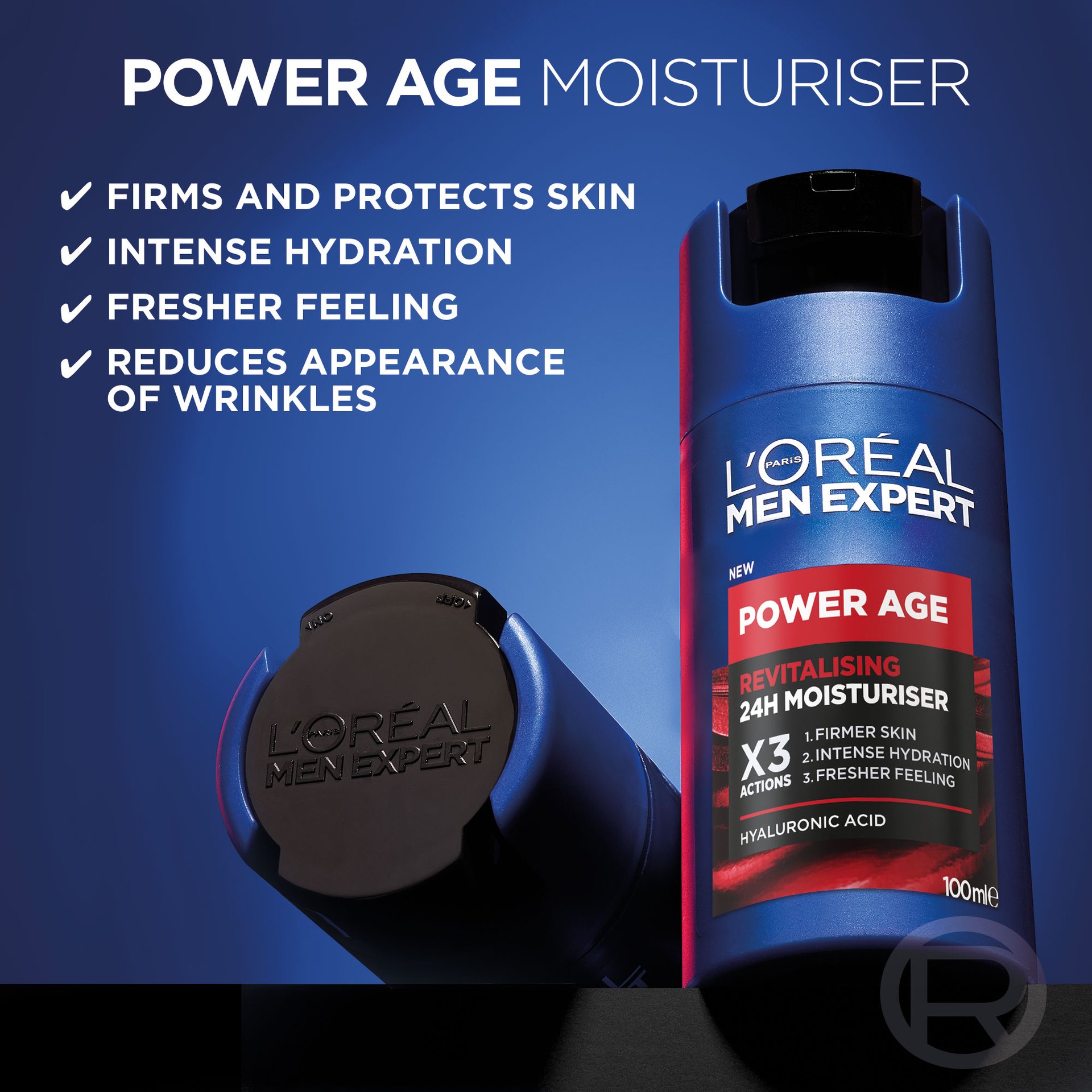 Power Age Moisturiser 100ml| Men Expert Skin Care | L'Oréal Paris