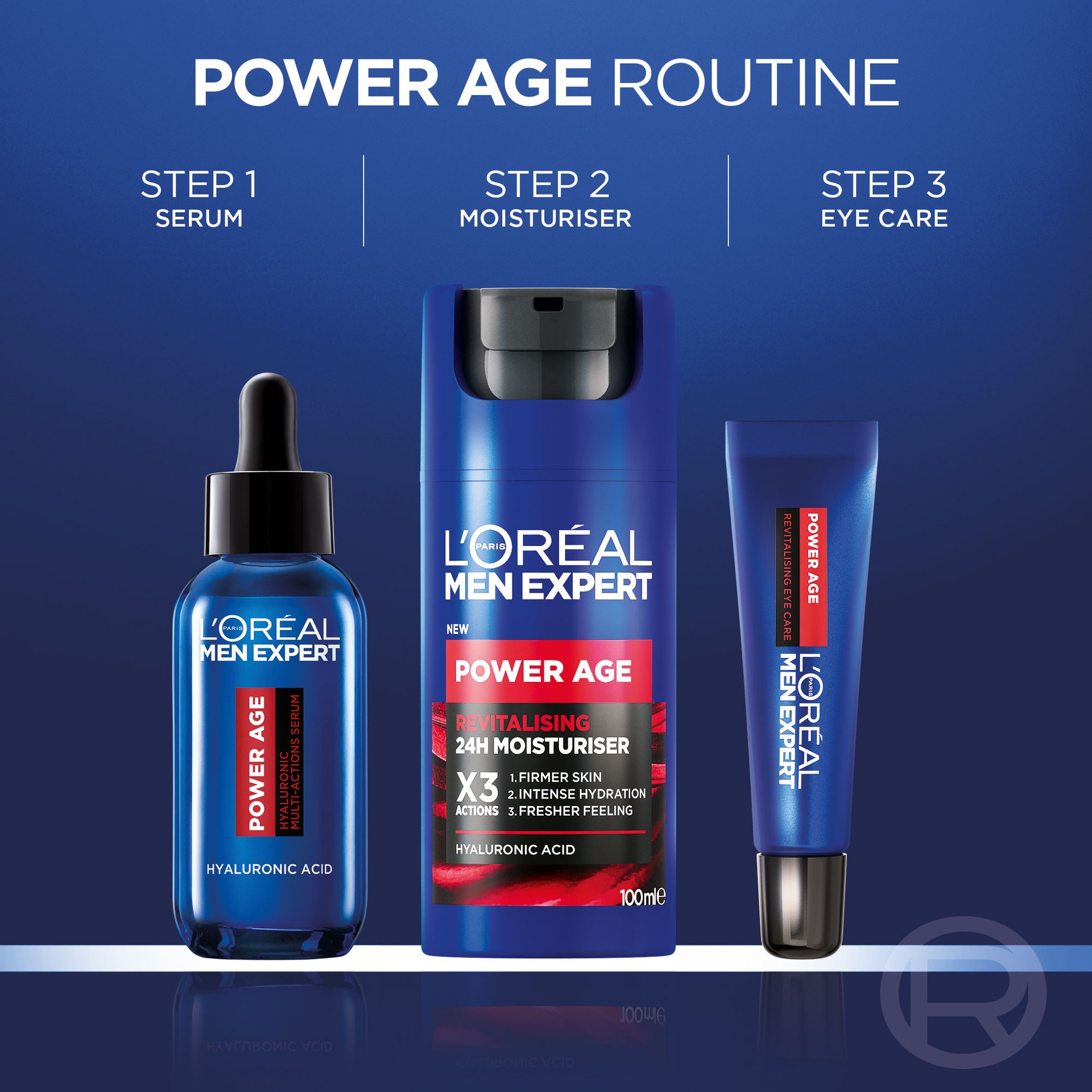 Power Age Moisturiser 100ml| Men Expert Skin Care | L'Oréal Paris