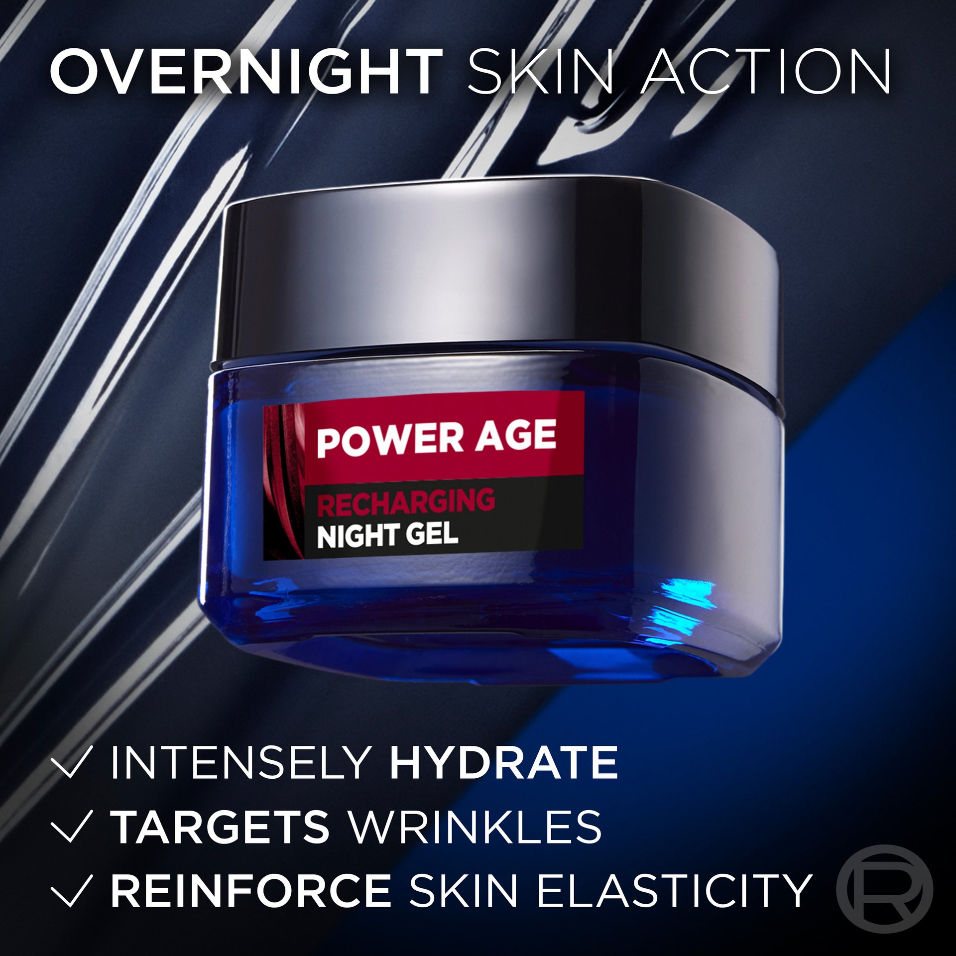 L'Oréal Men Expert Power Age Recharging Night Gel | Men Expert | Power ...