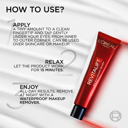 L'Oréal Paris Revitalift Laser Eye Bag Eraser | L’Oreal Paris Skincare.