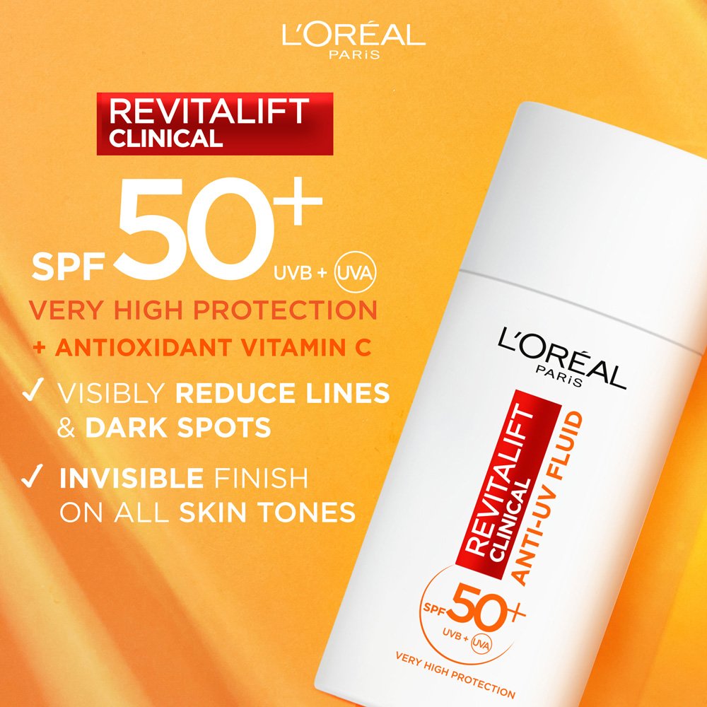 Revitalift clinical Vitamin C Daily Anti-UV Fluid| Skincare | L'Oréal Paris
