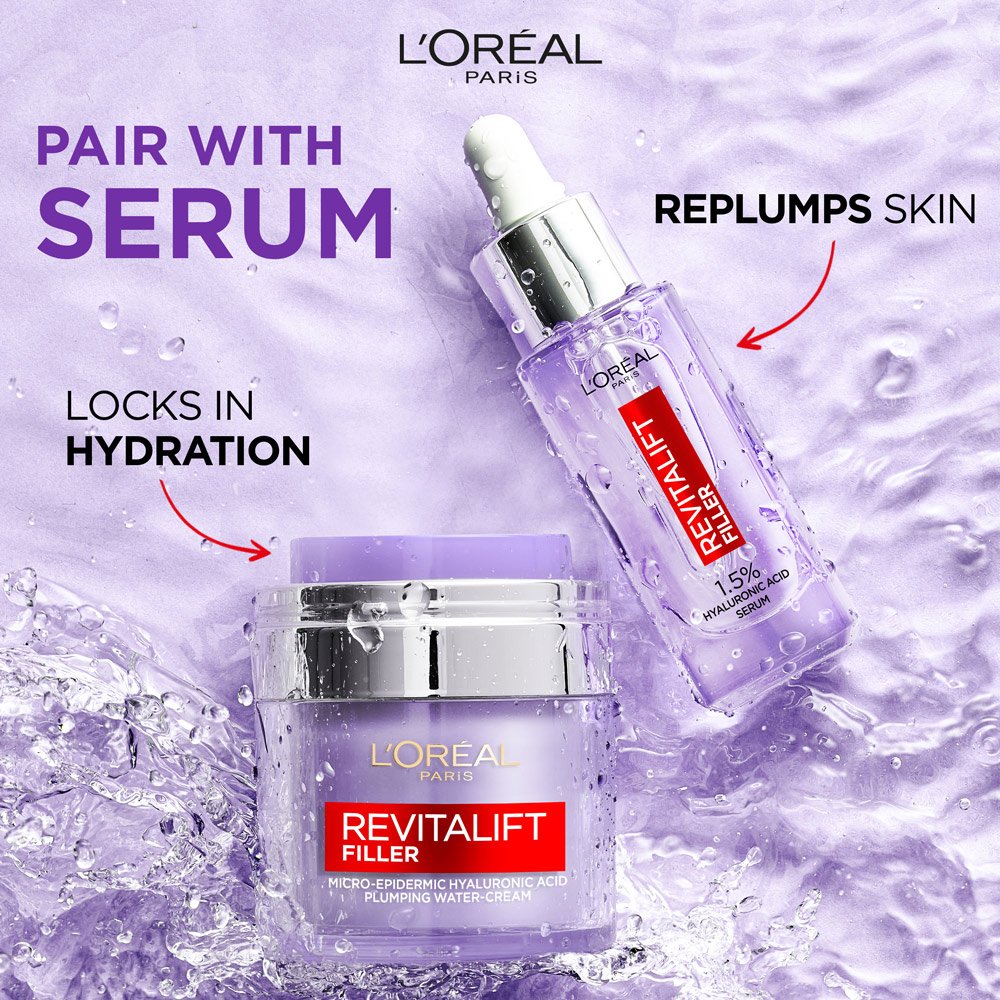 Revitalift Filler Plumping Water-Cream| Skincare | L'Oréal Paris